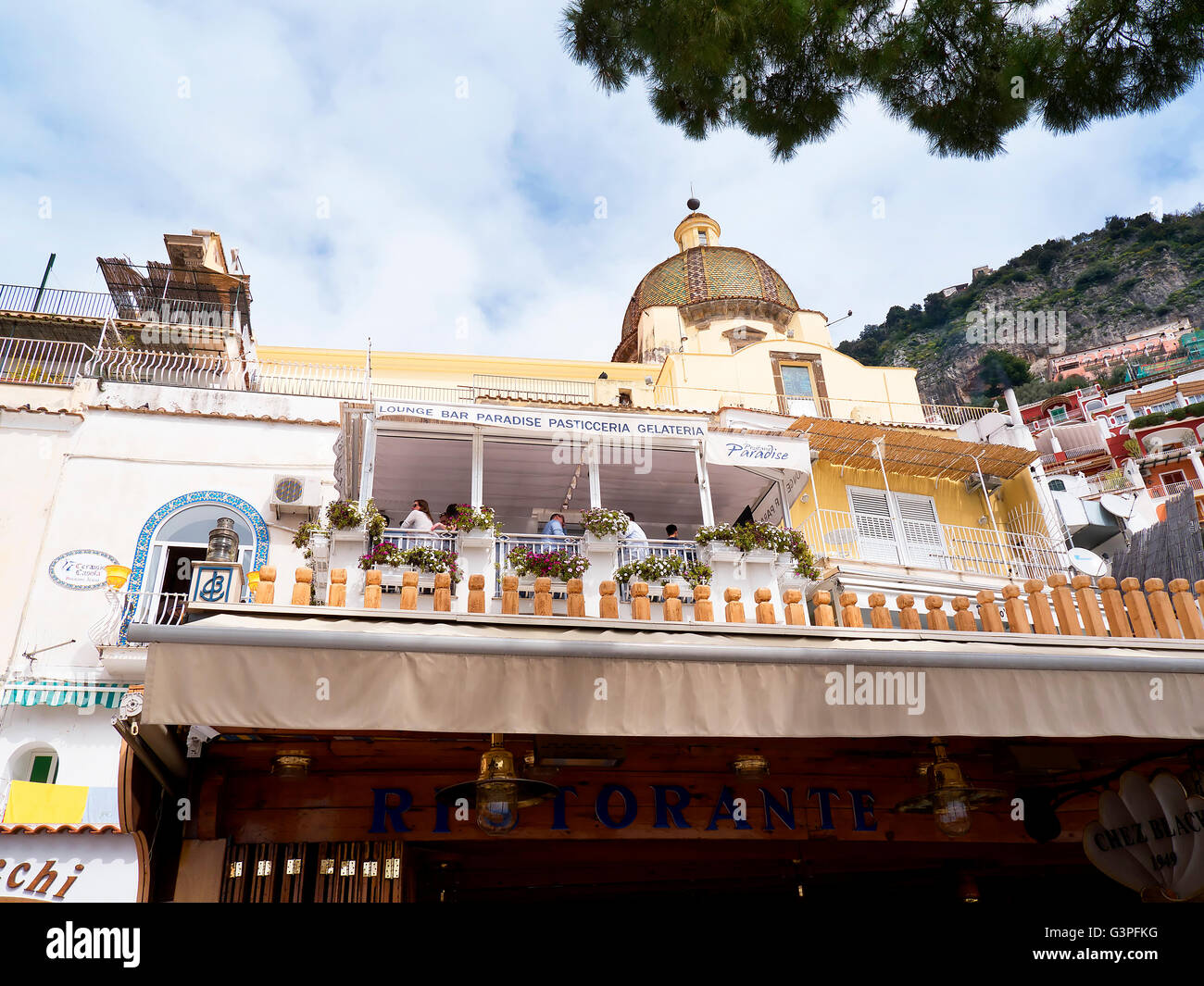 The structure of the town of Positano is very original; its buildings ...