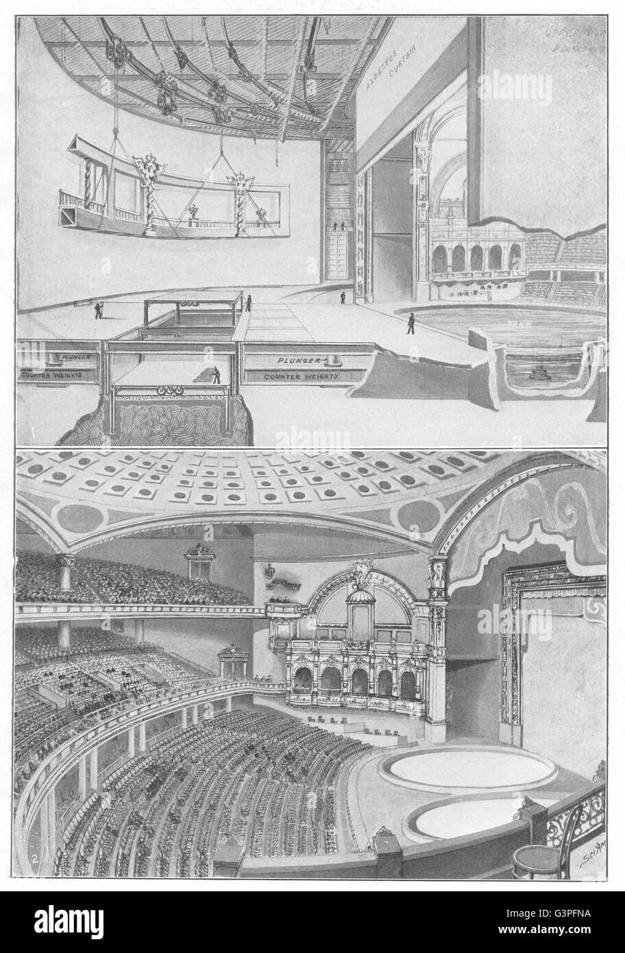 Apron stage Black and White Stock Photos & Images - Alamy