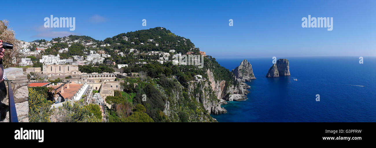 Capri is an Italian island off the Sorrentine Peninsula, on the Gulf of ...