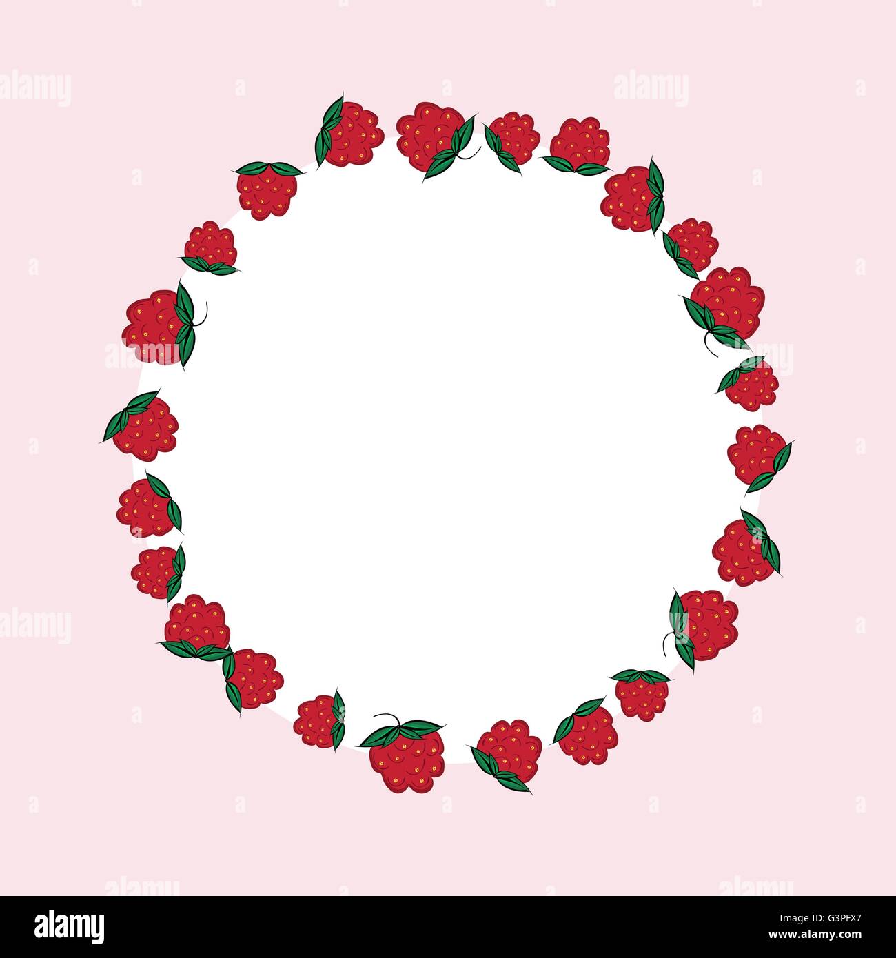 Vector hand drawn raspberries label Stock Vector Image & Art - Alamy