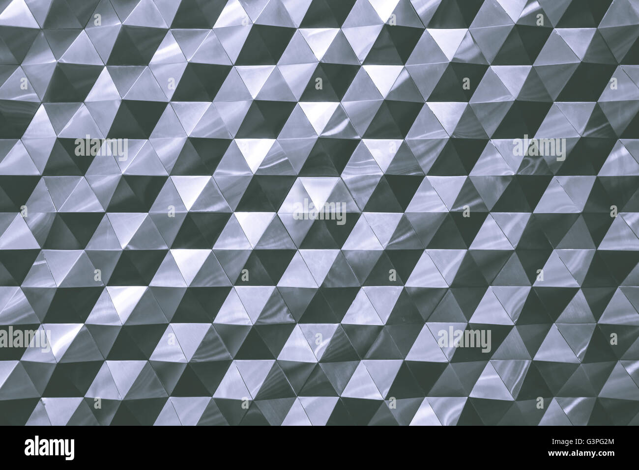 Seamless hexagonal metal pattern background, light and shade gray-toned ...