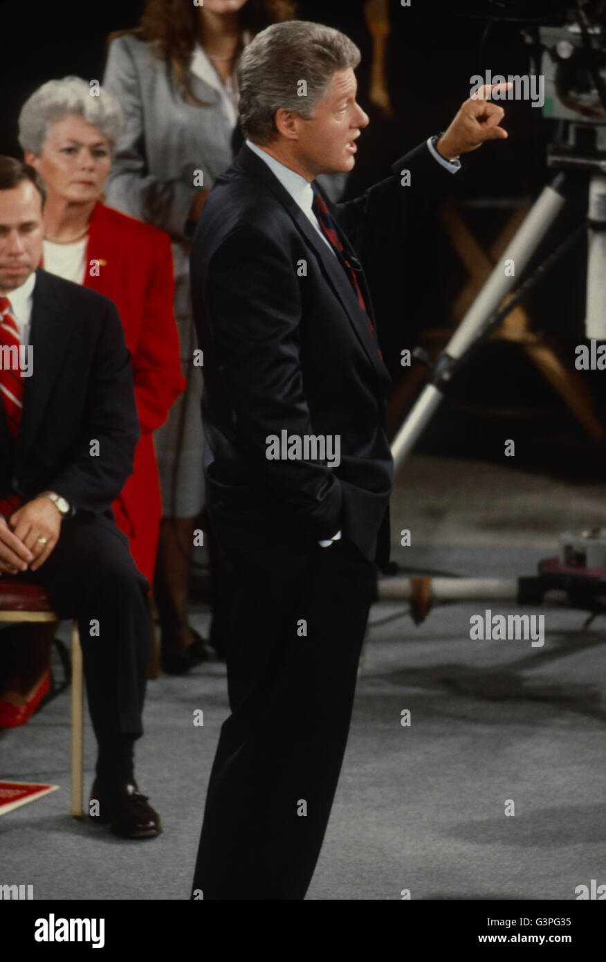 Presidential Candidate Arkansas Governor William Clinton attends a Pro ...