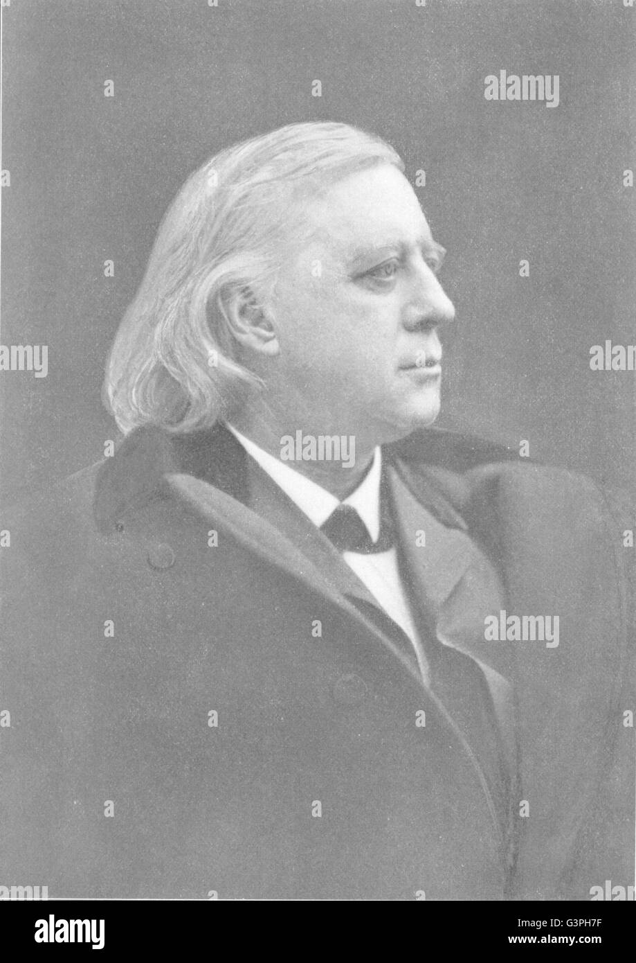 CLERGY: Henry Ward Beecher, antique print 1907 Stock Photo - Alamy