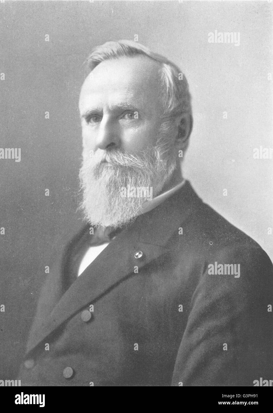 USA: Rutherford Birchard Hayes, 19th President, US, antique print 1907 ...