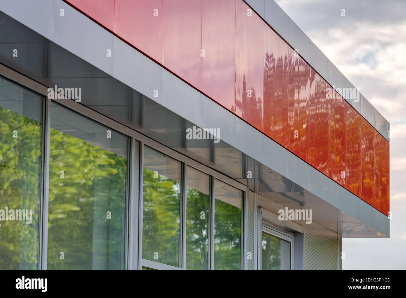 Detail of modern and contemporary building in exterior Stock Photo - Alamy