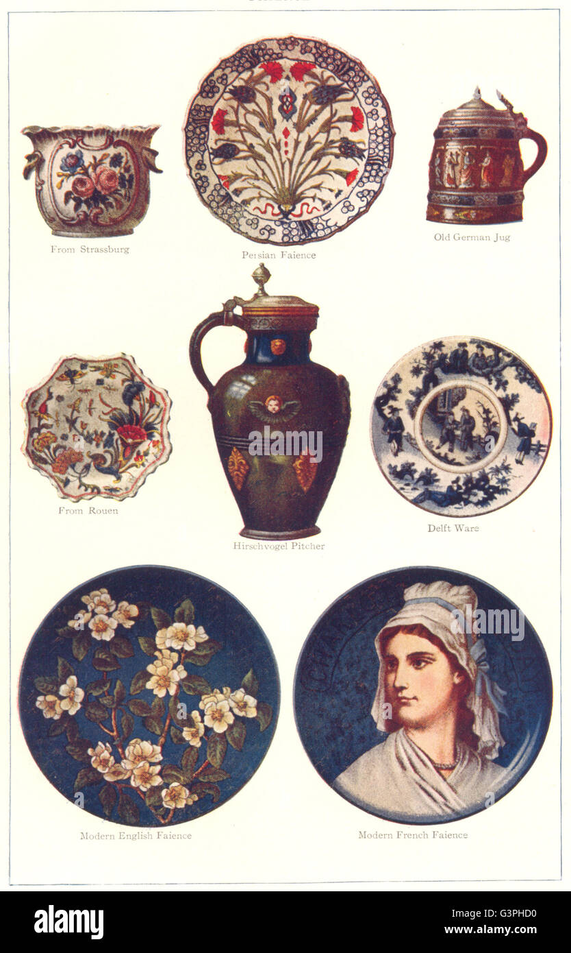 German Pottery Antique High Resolution Stock Photography and Images - Alamy