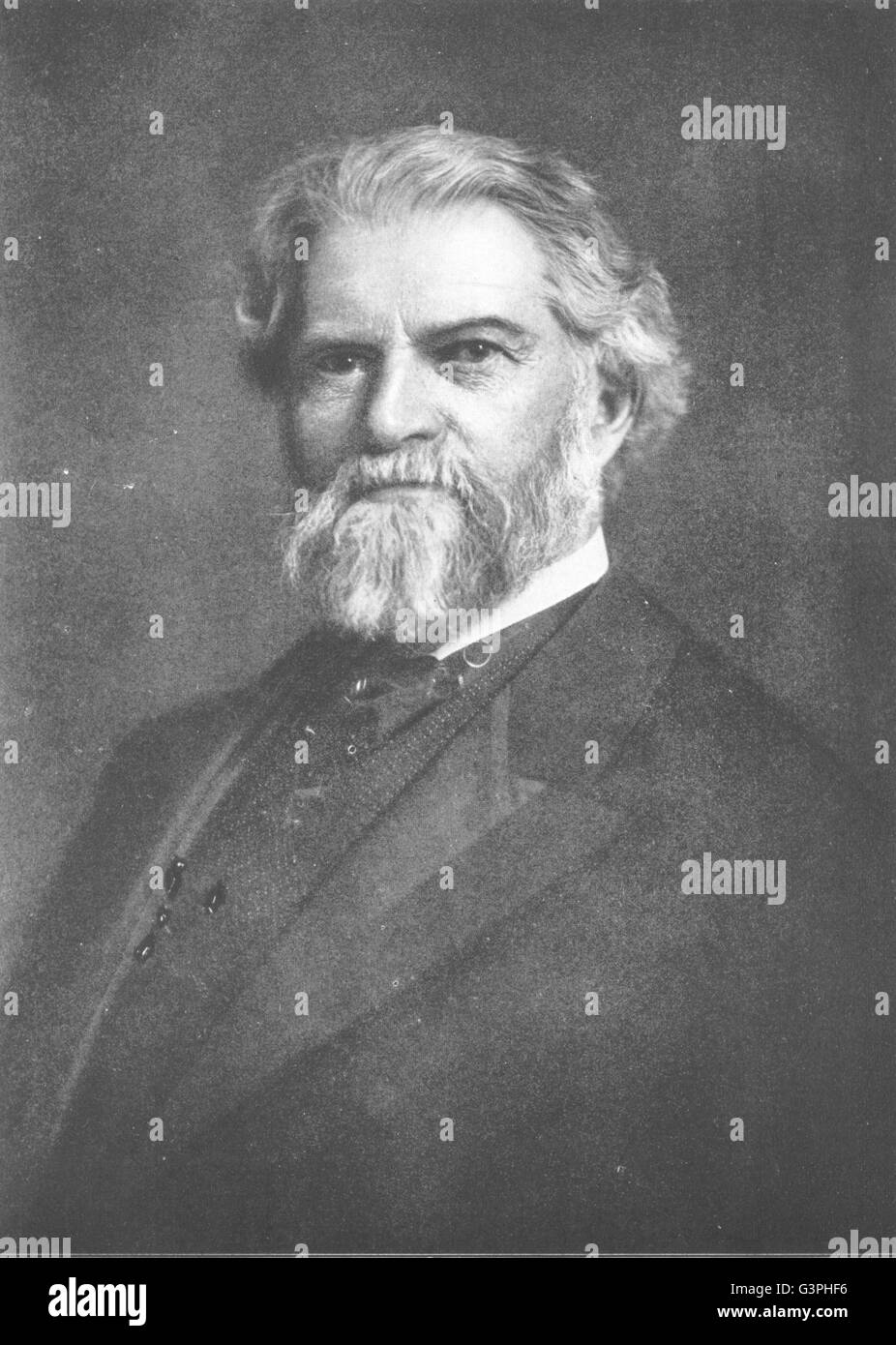 ASTRONOMERS: Simon Newcomb, antique print 1907 Stock Photo - Alamy