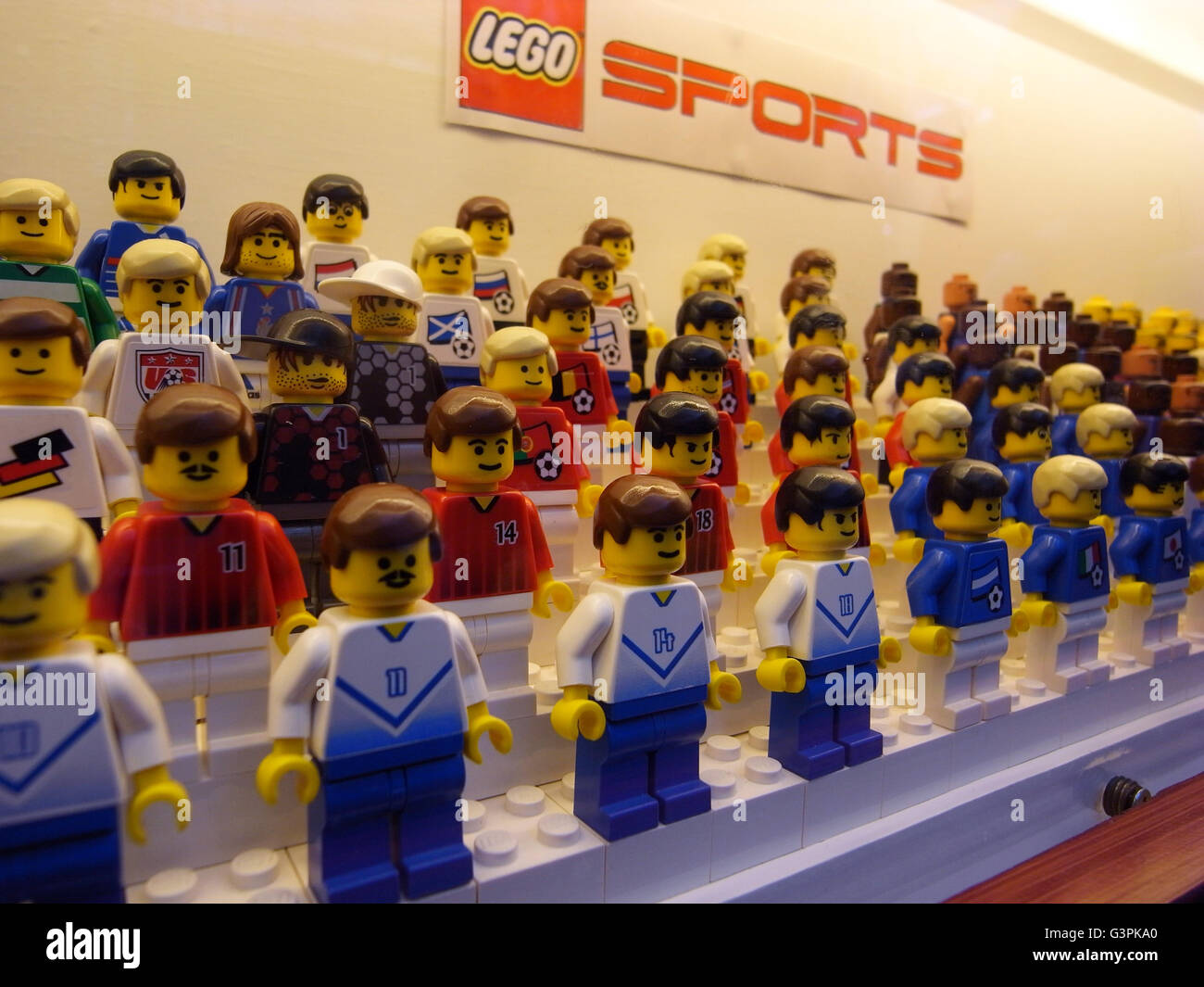 Lego sports people Stock Photo - Alamy