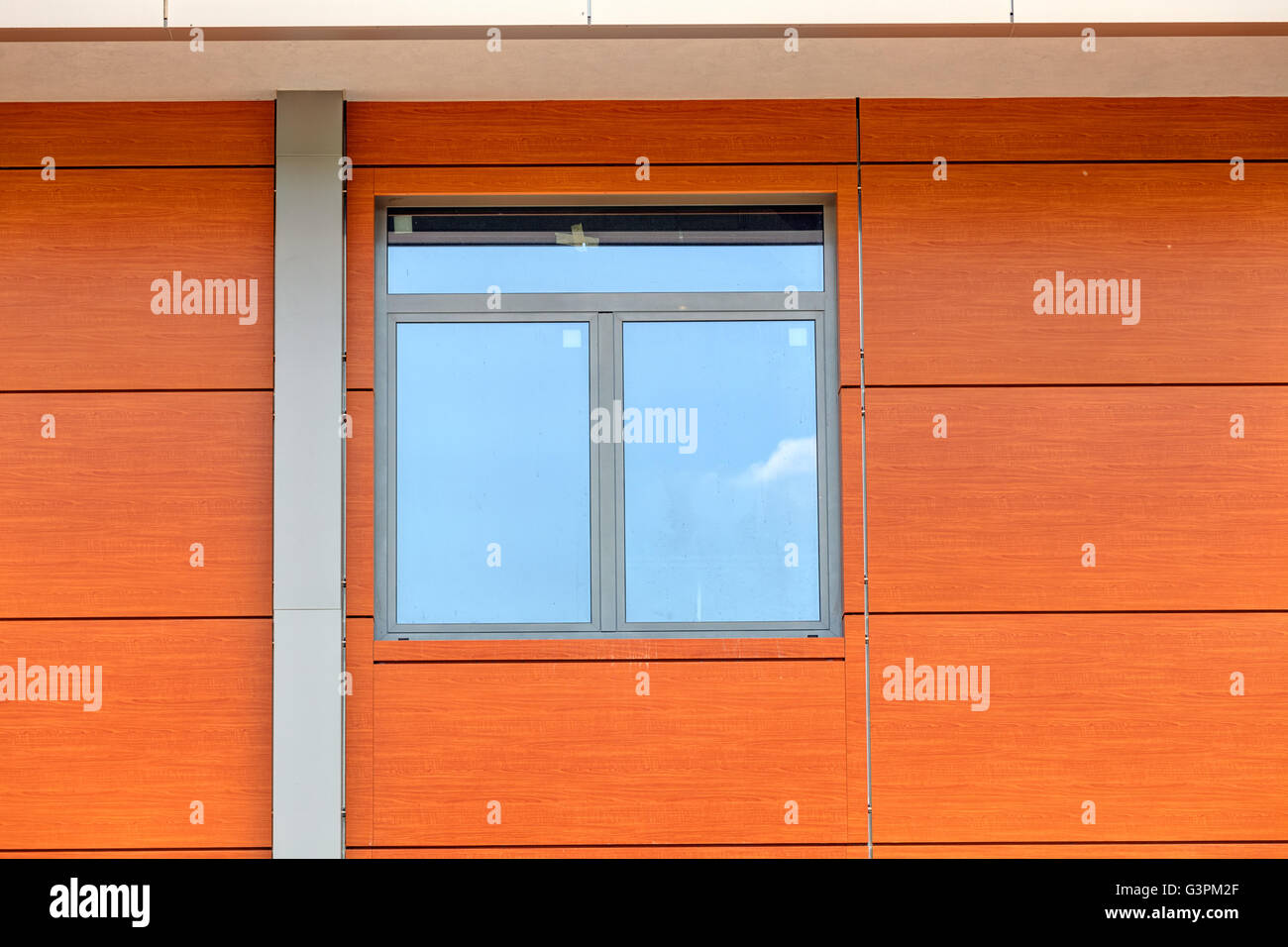 details of aluminum facade and aluminum panels Stock Photo - Alamy