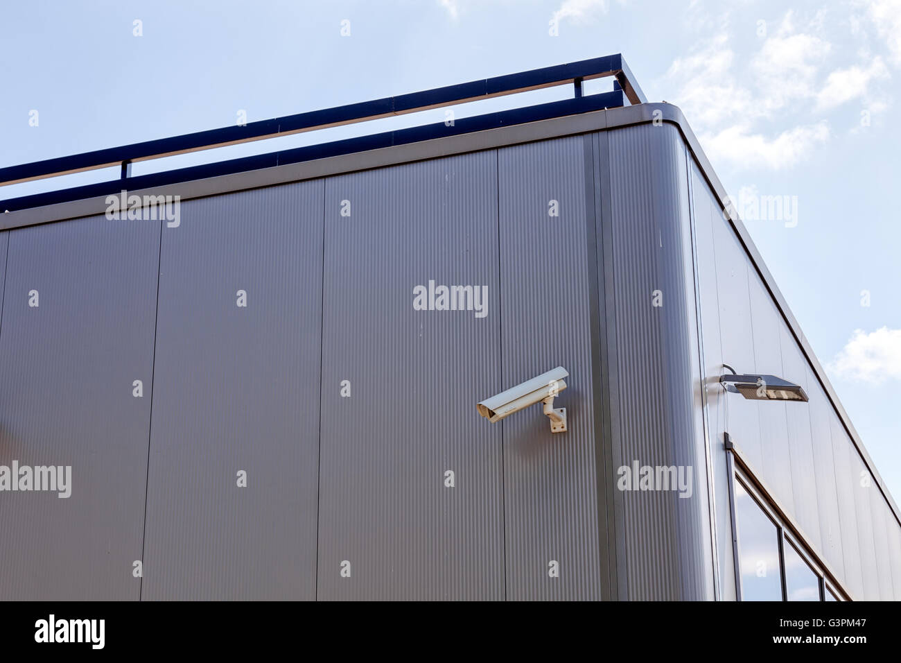 Details of aluminum facade and aluminum panels Stock Photo - Alamy
