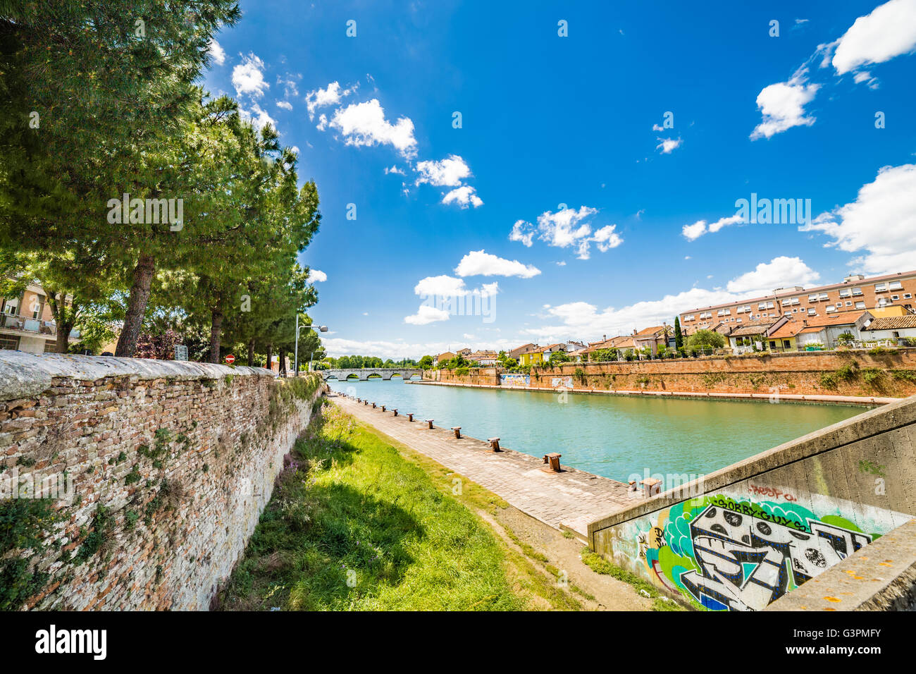 Rimini port canal hi-res stock photography and images - Alamy