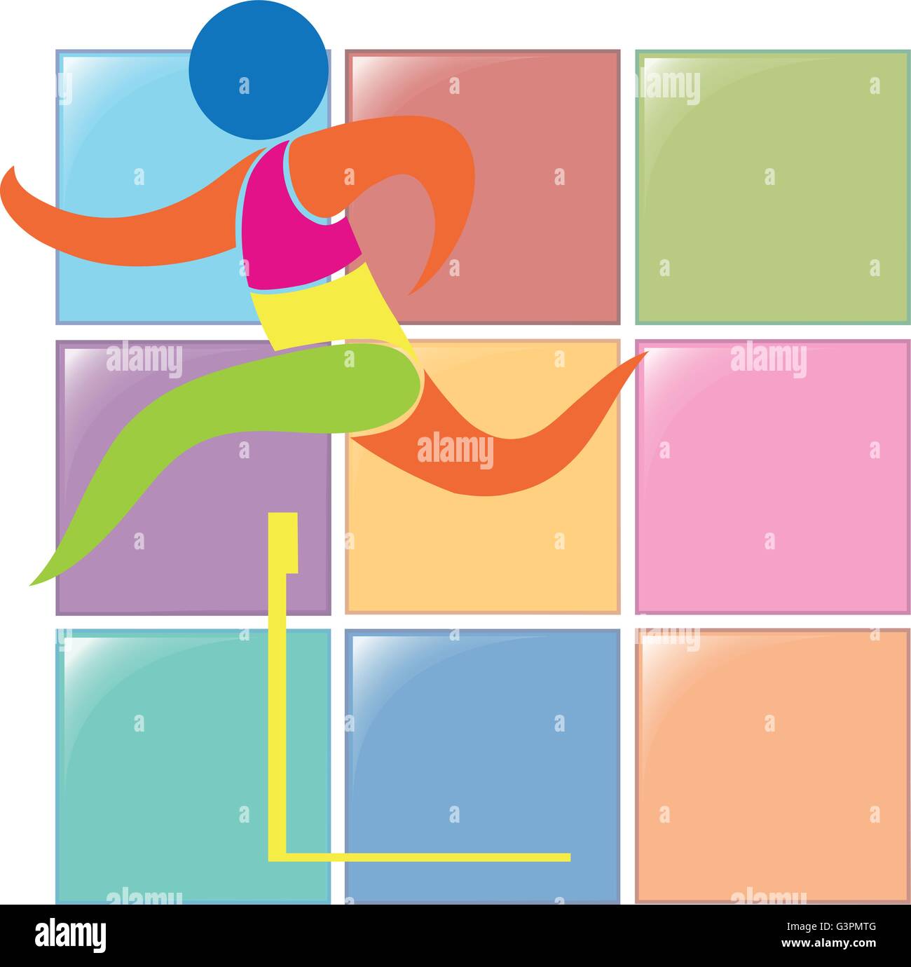 Hurdle Stock Vector Images - Alamy