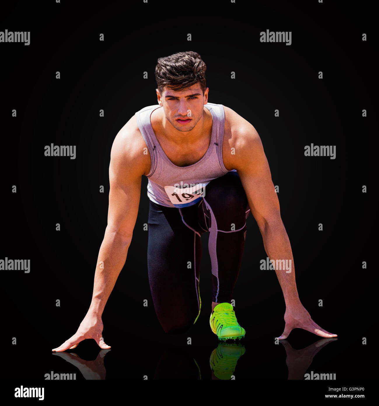 Man start running on pathway hi-res stock photography and images - Alamy