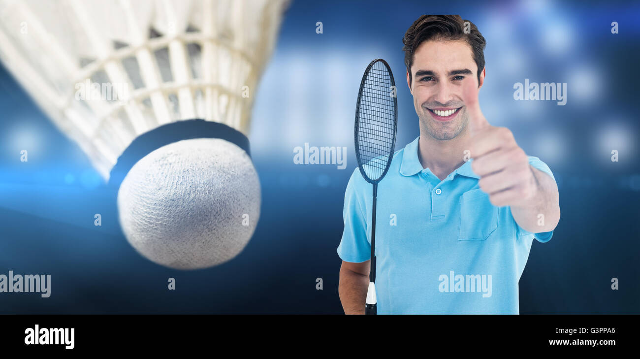 Badminton player portrait hi-res stock photography and images - Alamy