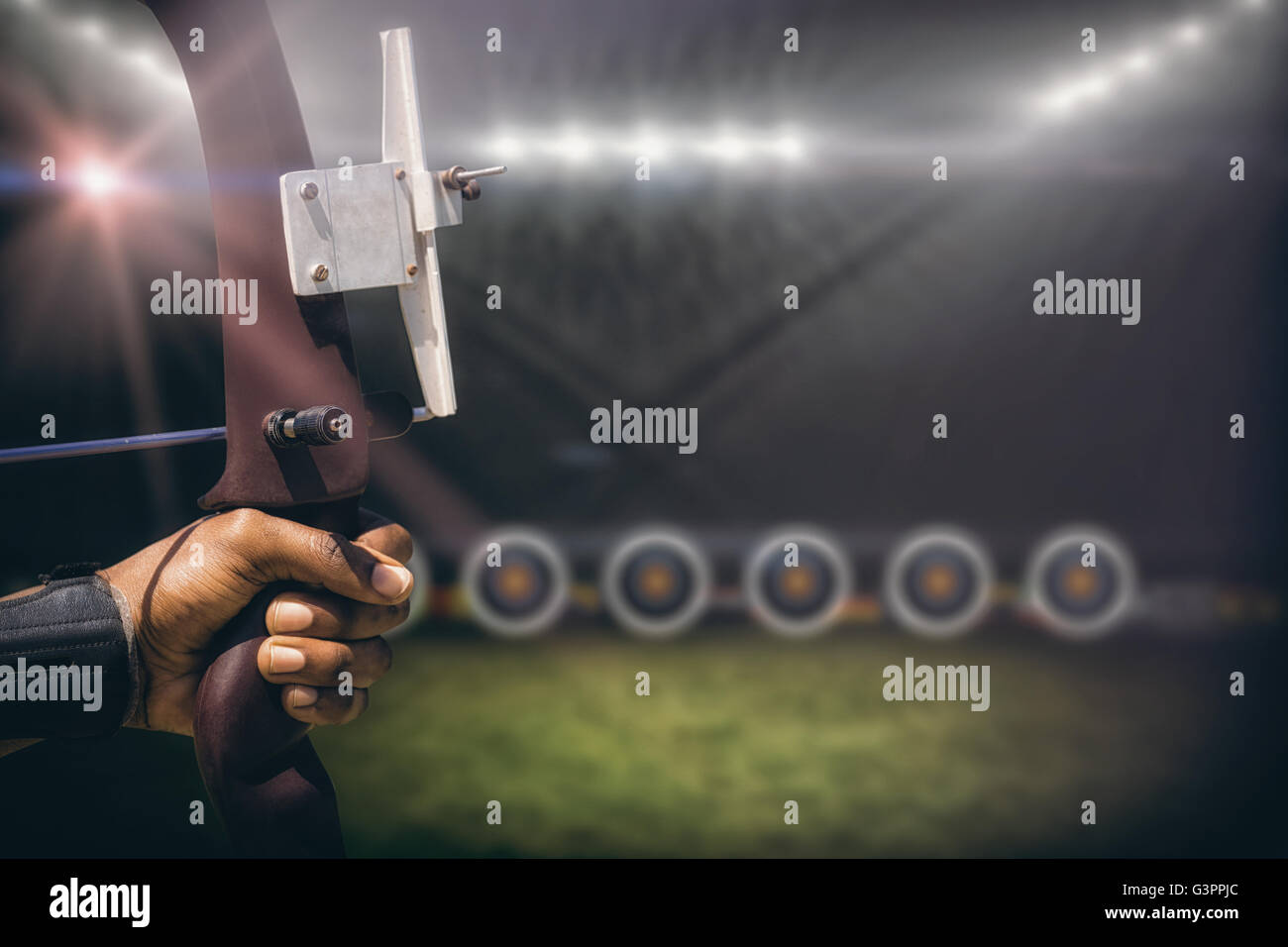 Hand archery hi-res stock photography and images - Alamy