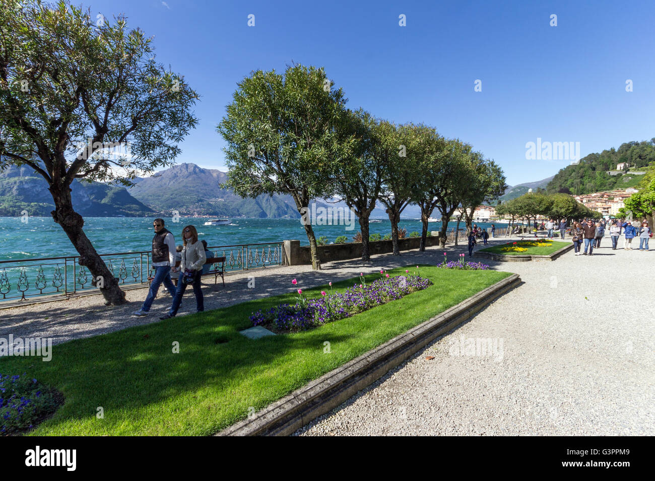 Bellagio lake como promenade hi-res stock photography and images - Alamy