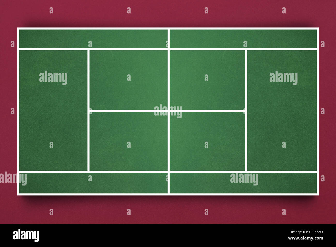 Digital image of tennis field Stock Photo - Alamy