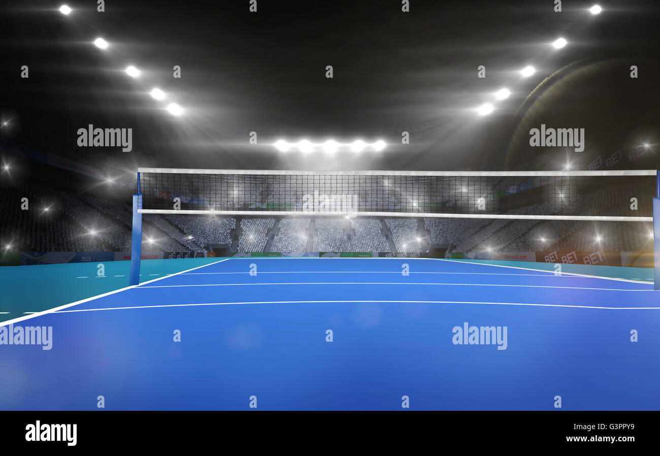 Empty volleyball pitch hi-res stock photography and images - Alamy