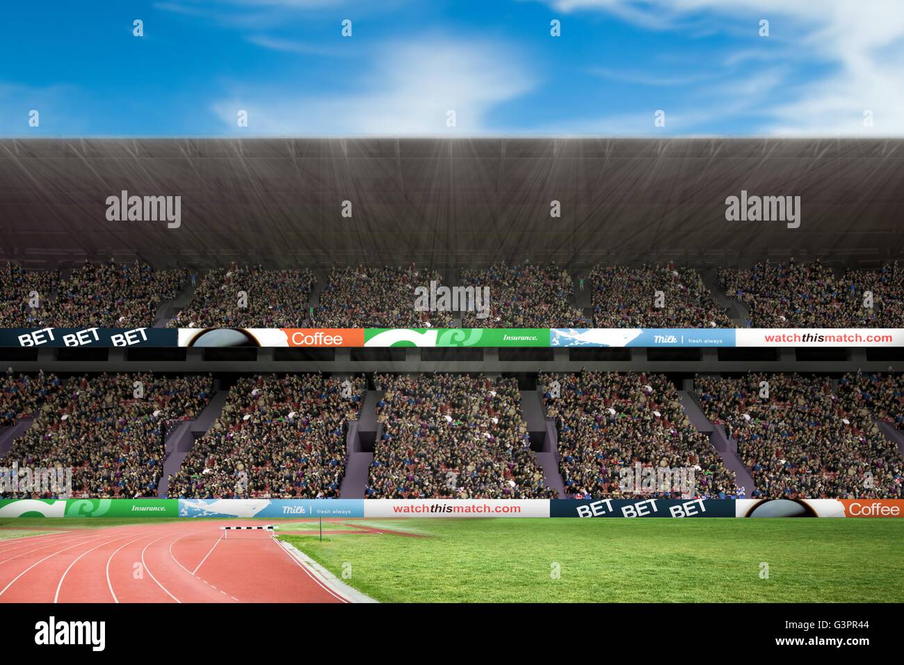 View of the audience in a stadium Stock Photo - Alamy