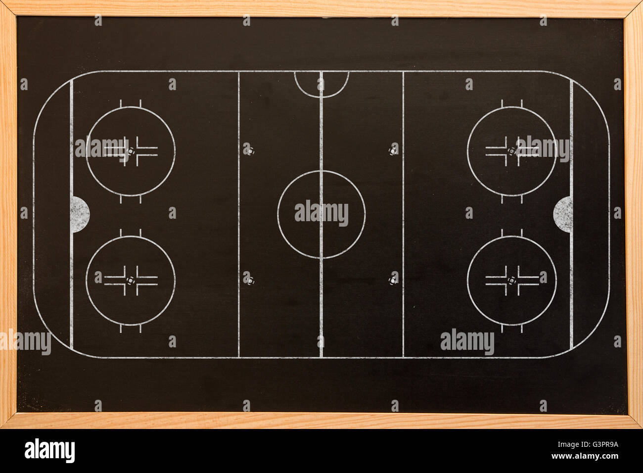 Digital image of sport field plan Stock Photo - Alamy