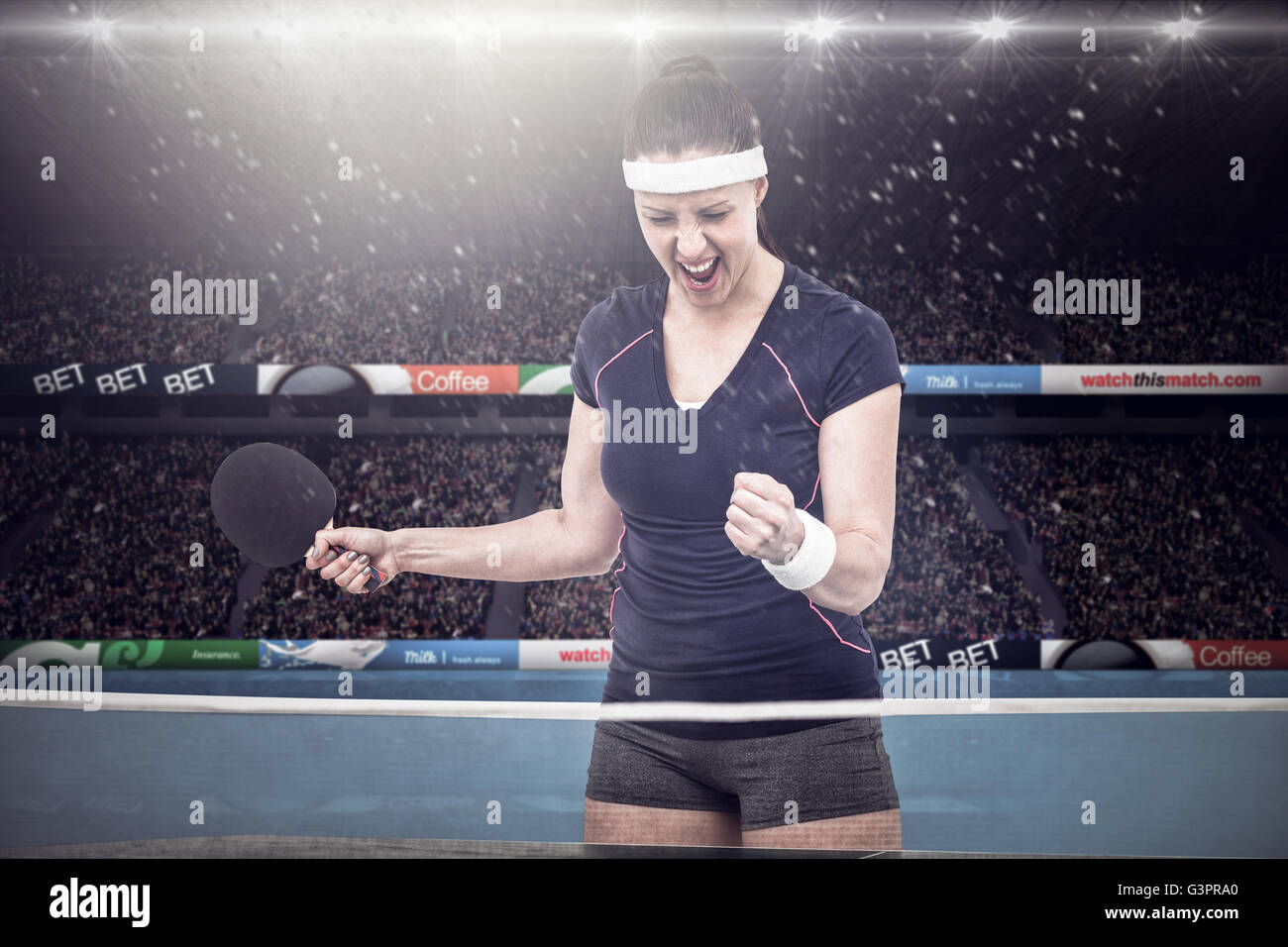 Table tennis player hi-res stock photography and images - Alamy