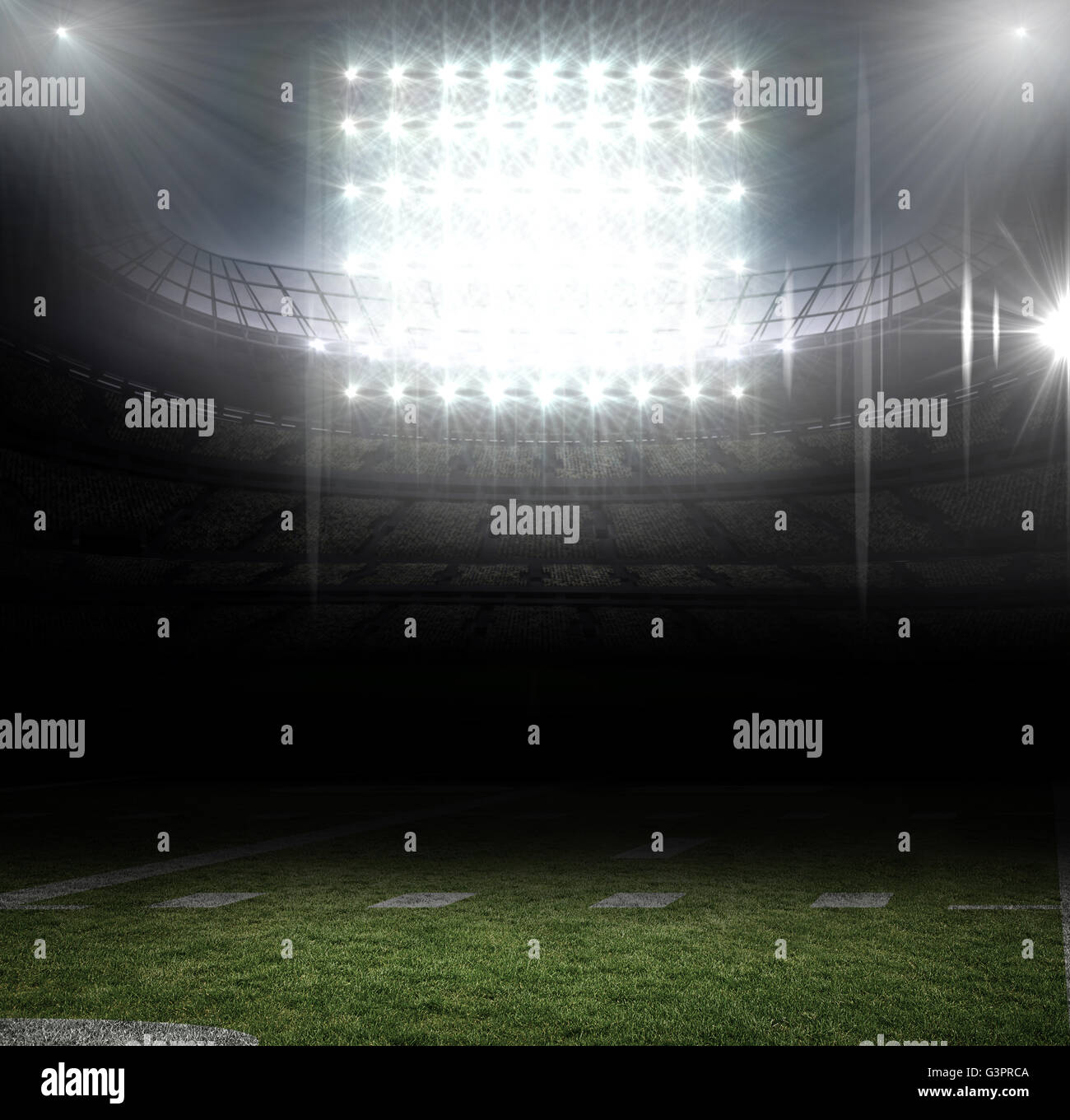 American football arena Stock Photo - Alamy