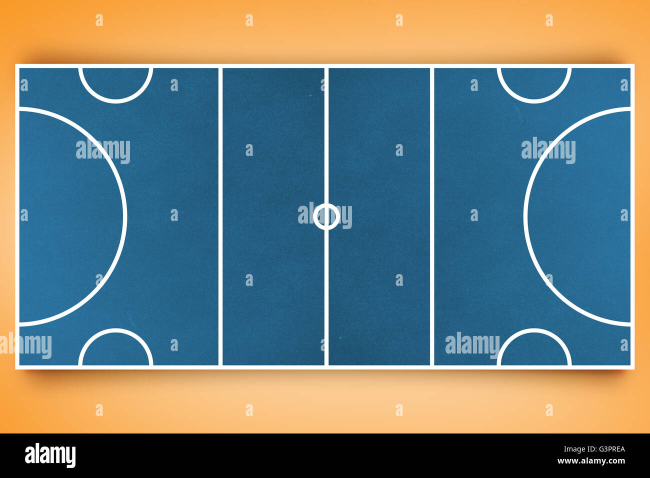 Composite image of sport field plan Stock Photo - Alamy