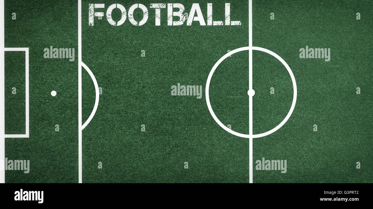 Football message written in white Stock Photo - Alamy