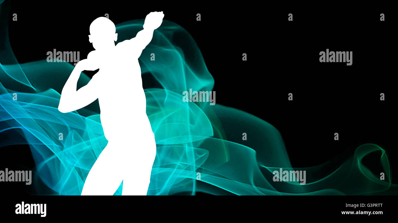 Shot put silhouette hi-res stock photography and images - Alamy
