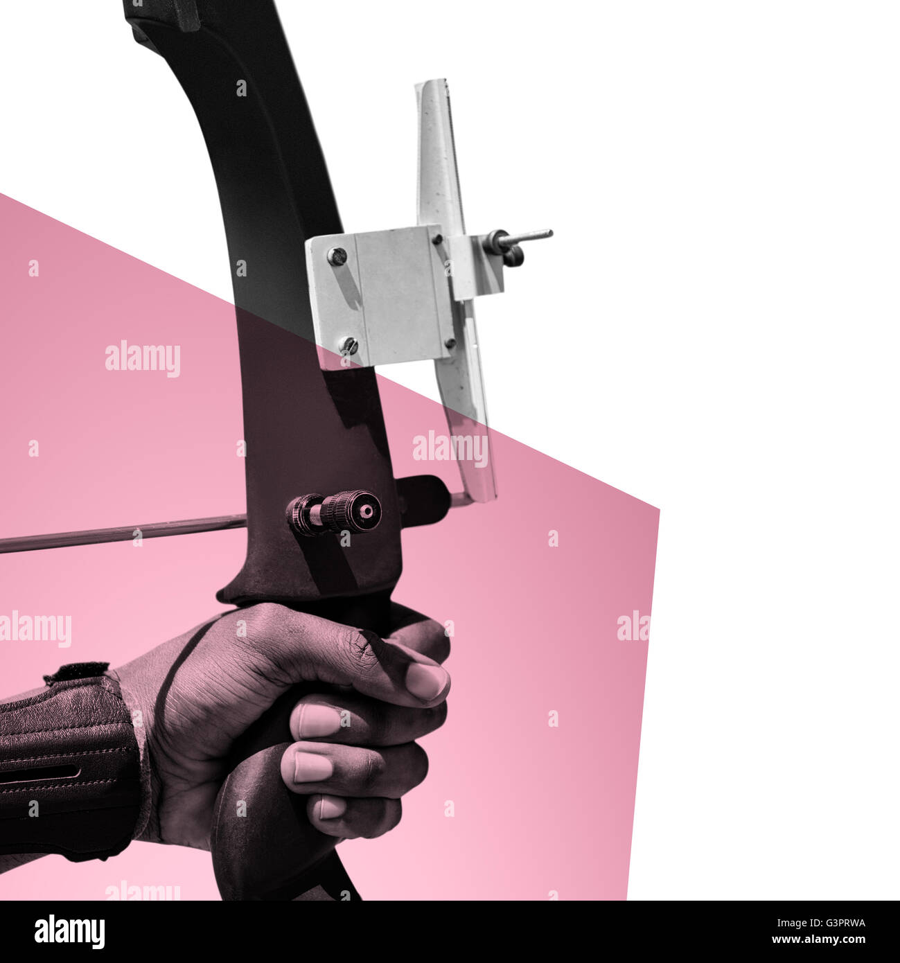 Archery bow hands hi-res stock photography and images - Alamy