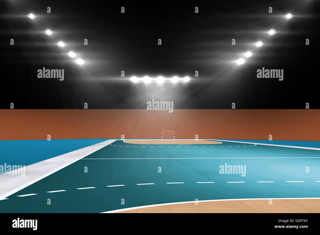 Inside the handball arena hi-res stock photography and images - Alamy