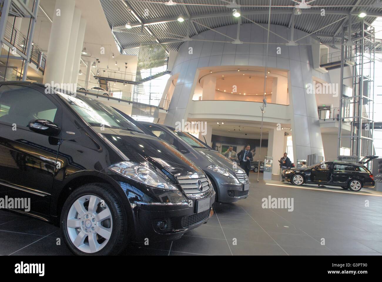 The Mercedes-Benz Center in Milan, the largest sales and representation ...