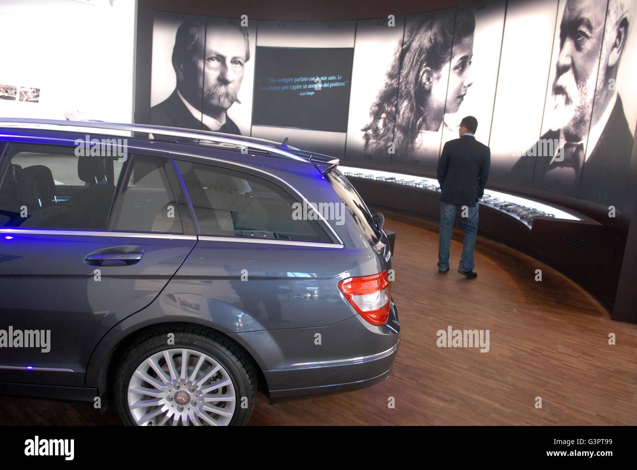 The Mercedes-Benz Center in Milan, the largest sales and representation ...