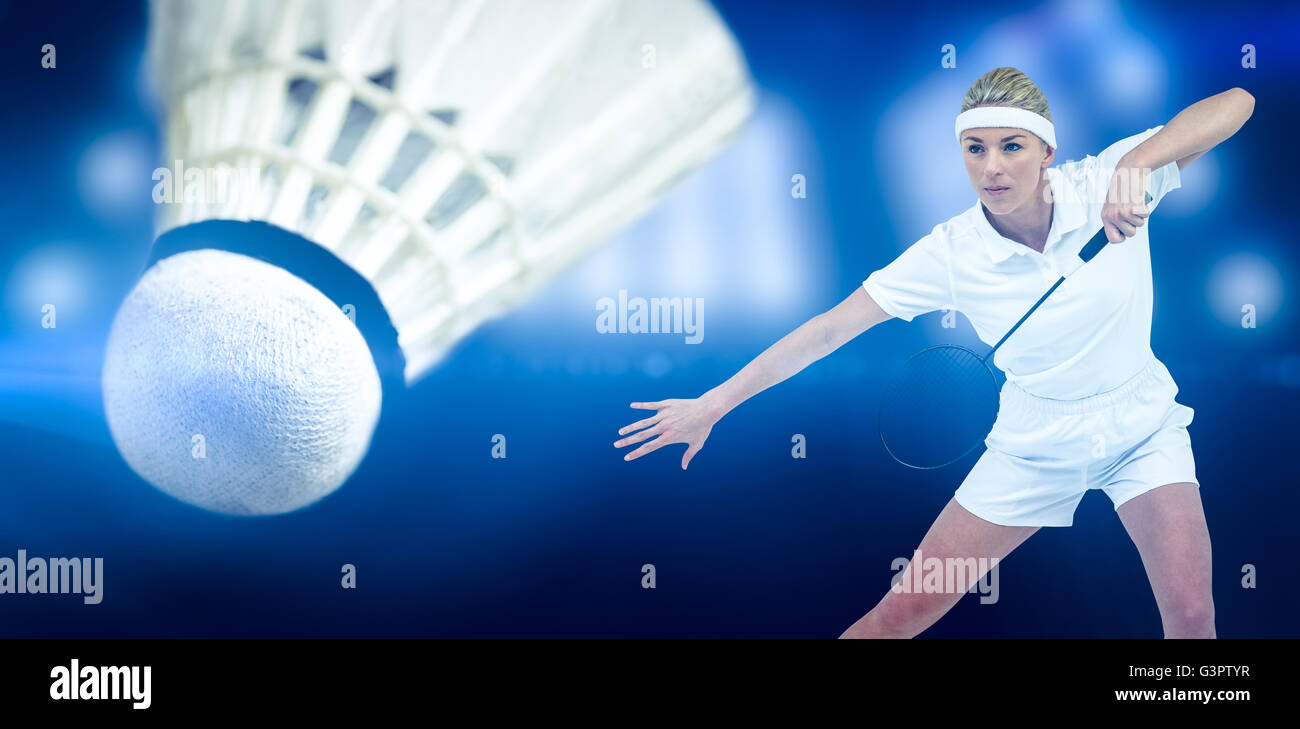 Digital composite badminton player hi-res stock photography and images ...