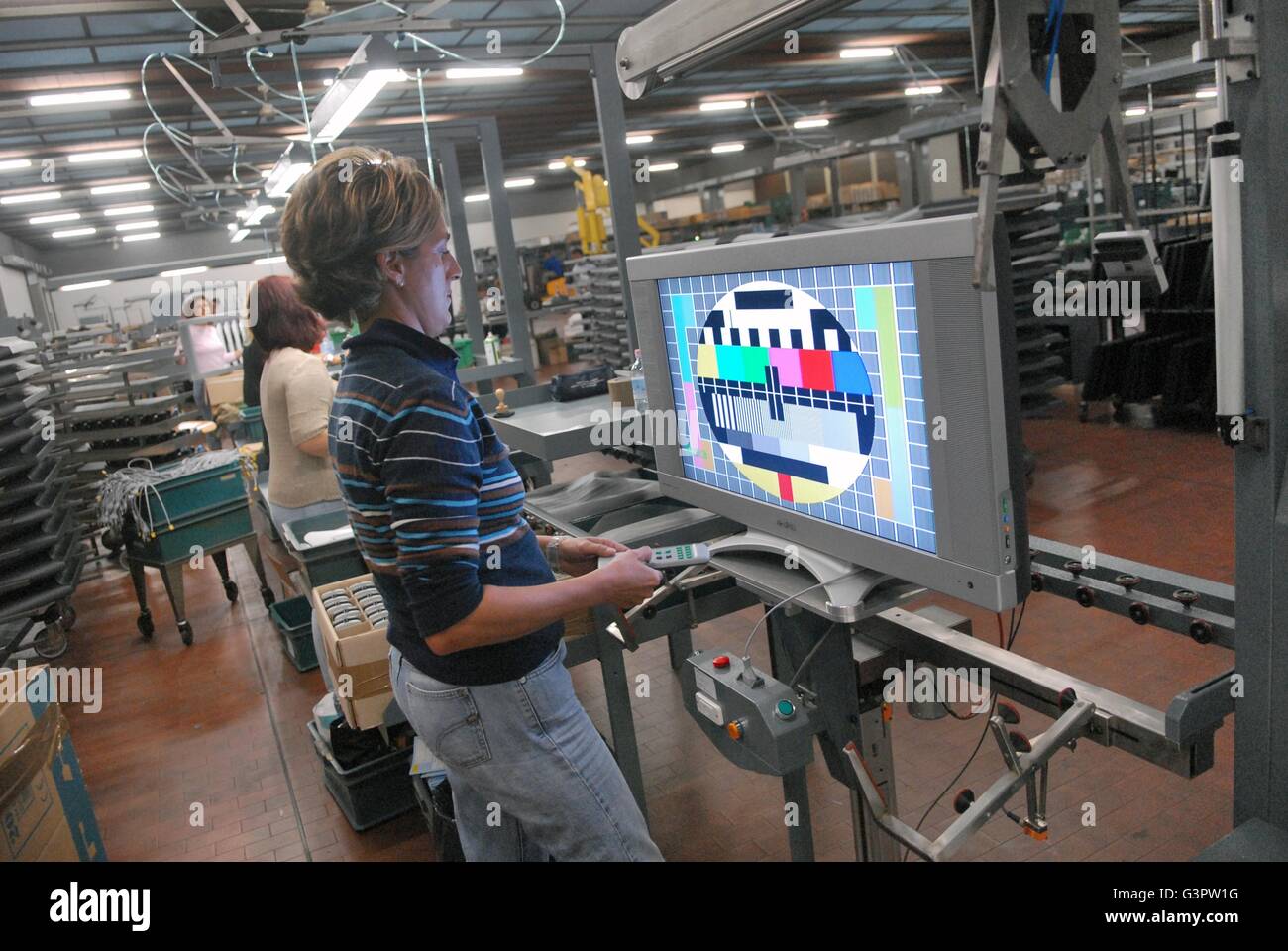 Tv test screen hi-res stock photography and images - Alamy