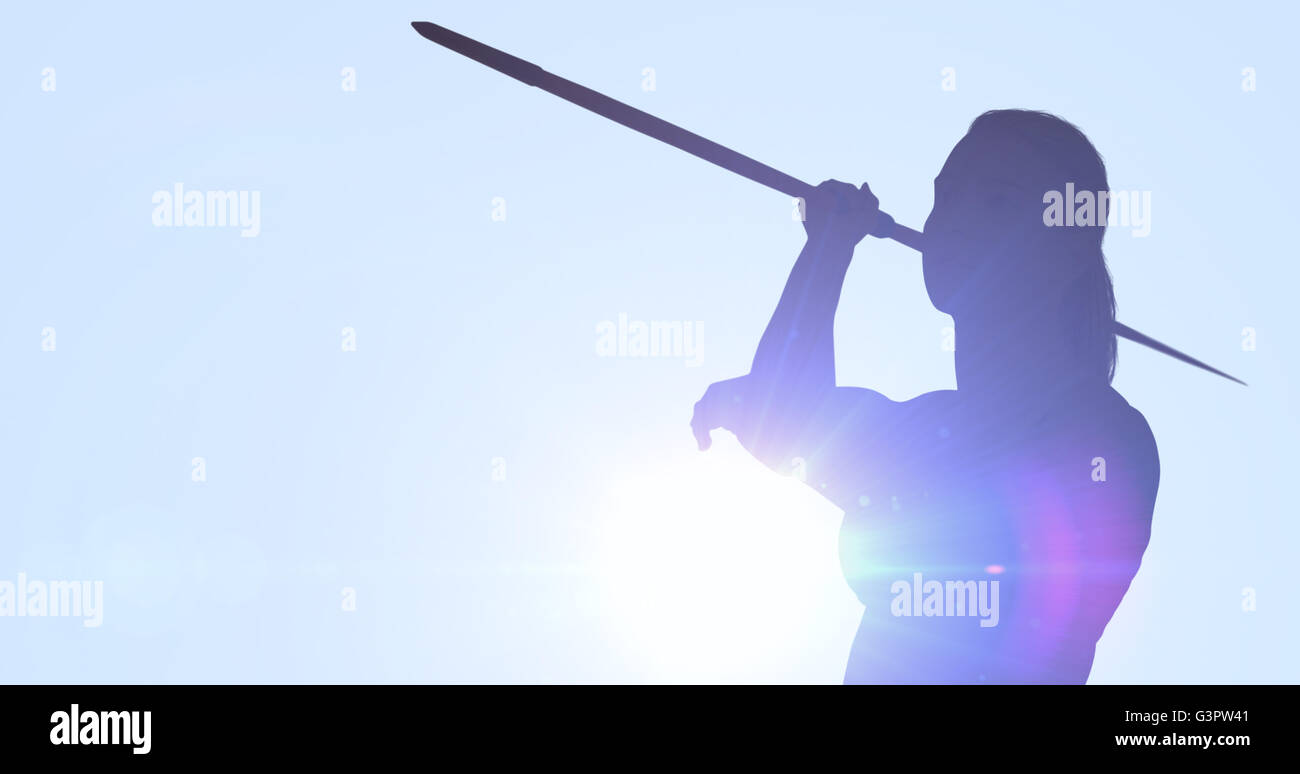 Athlete throwing spear hi-res stock photography and images - Alamy