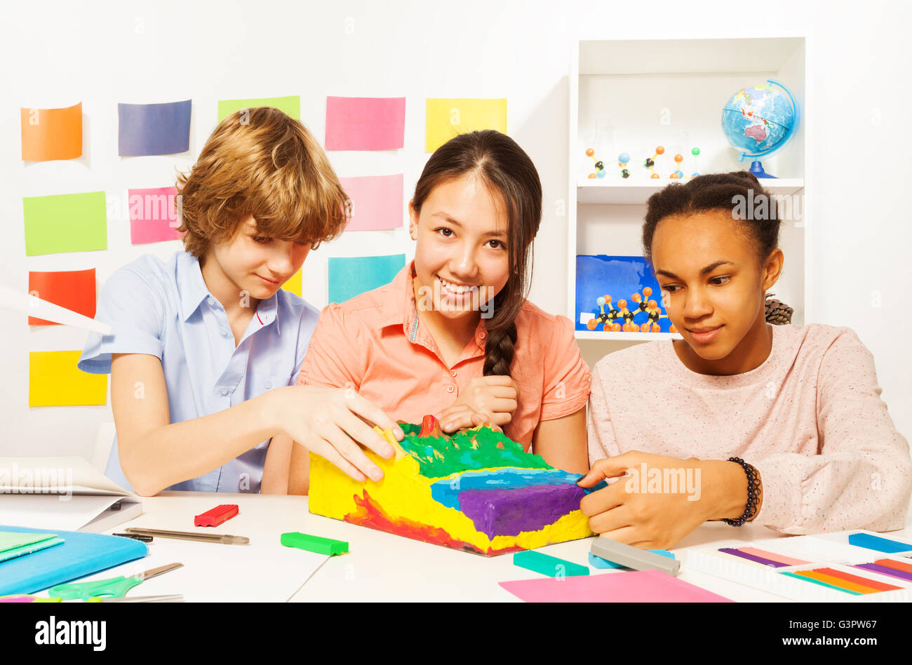 Terrain relief model hi-res stock photography and images - Alamy