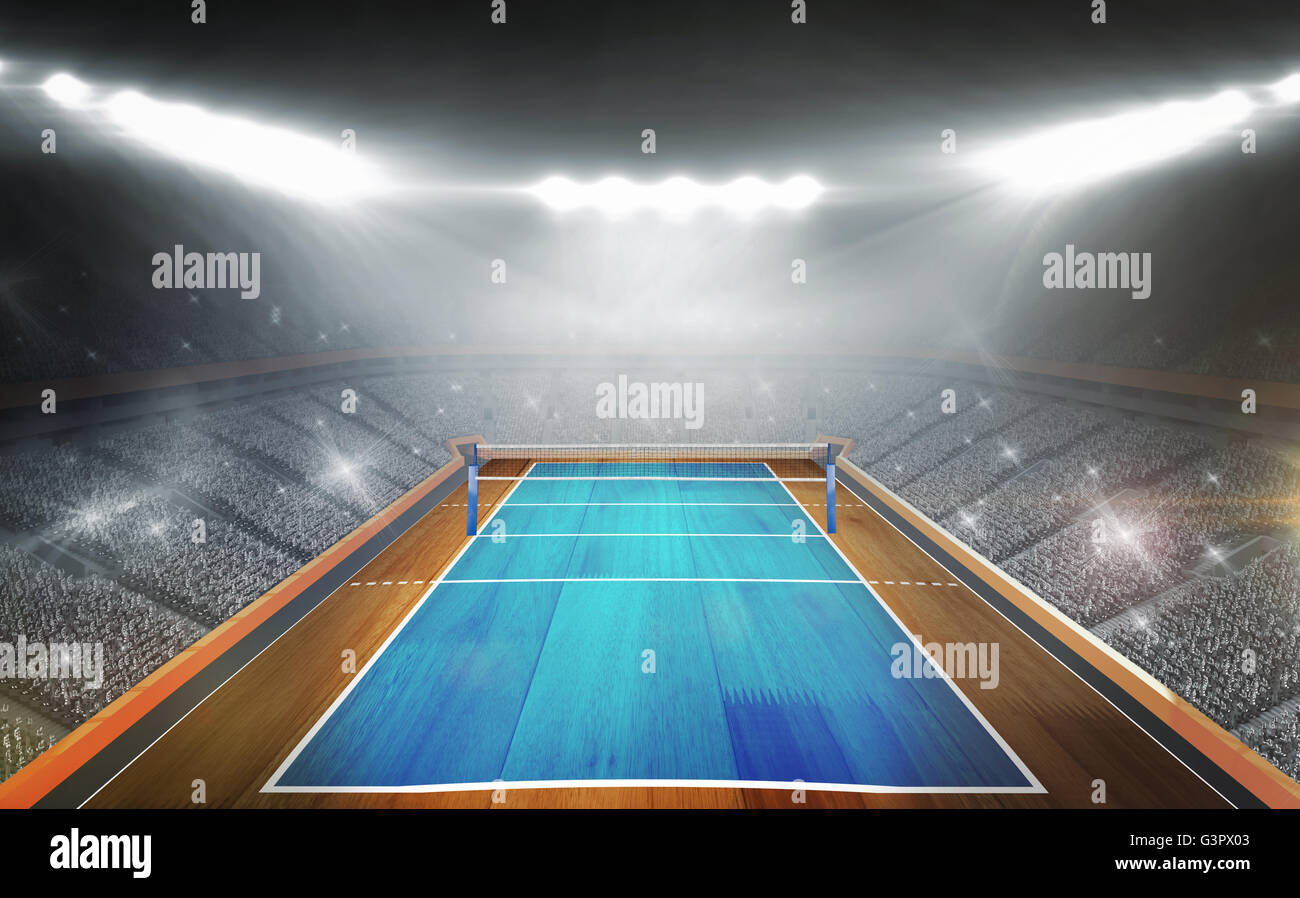 Empty volleyball pitch hi-res stock photography and images - Alamy