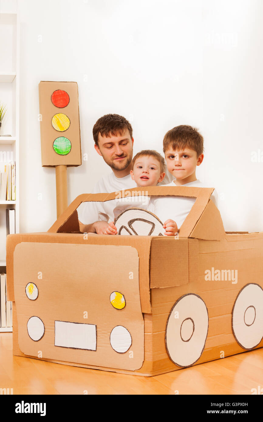 Cars Made Out Of Cardboard Boxes