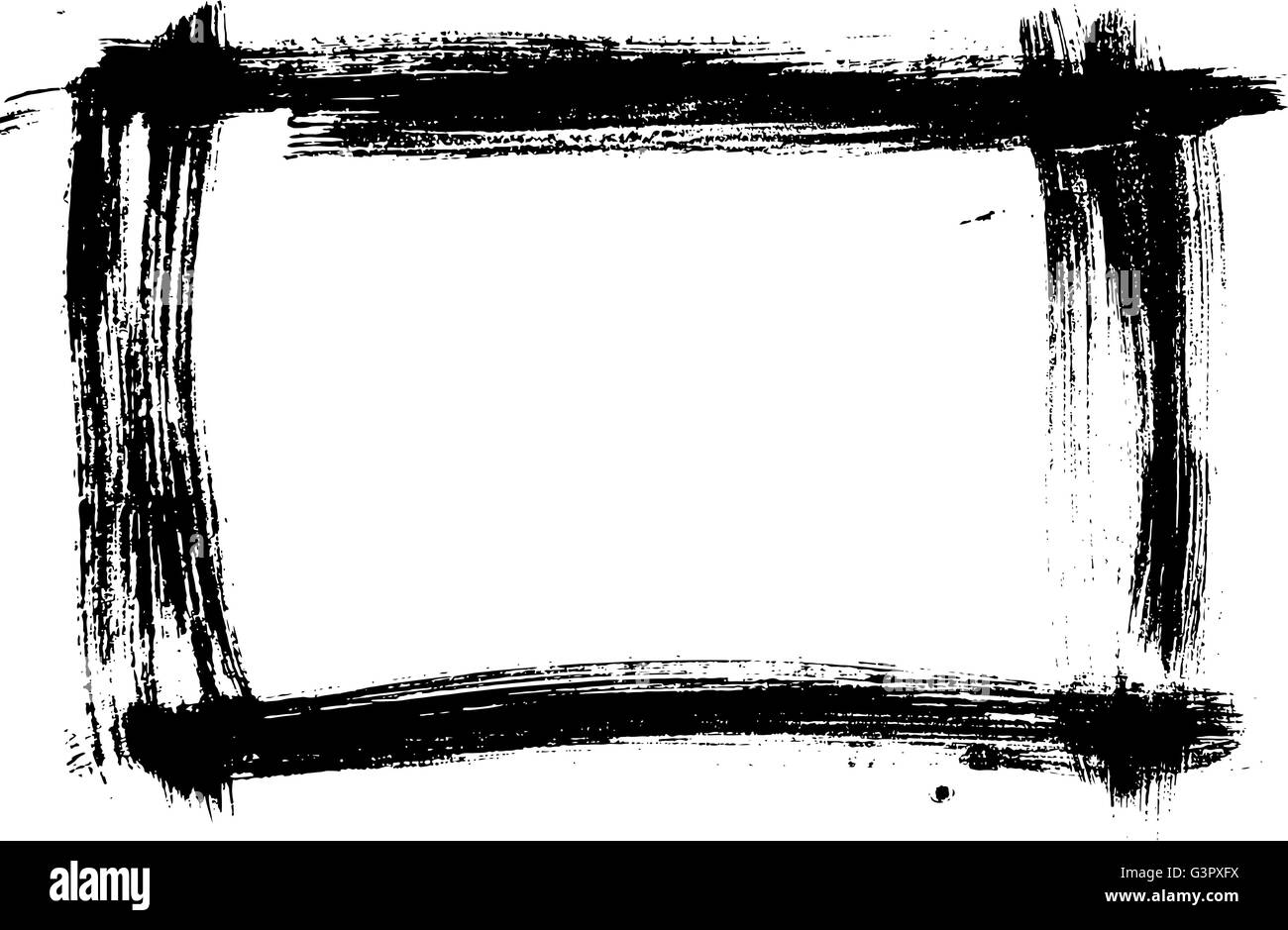 Hand-made grunge frame Stock Vector Image & Art - Alamy