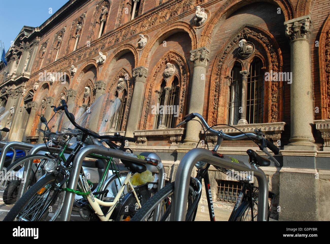 Milan (Italy), front of State University Stock Photo - Alamy