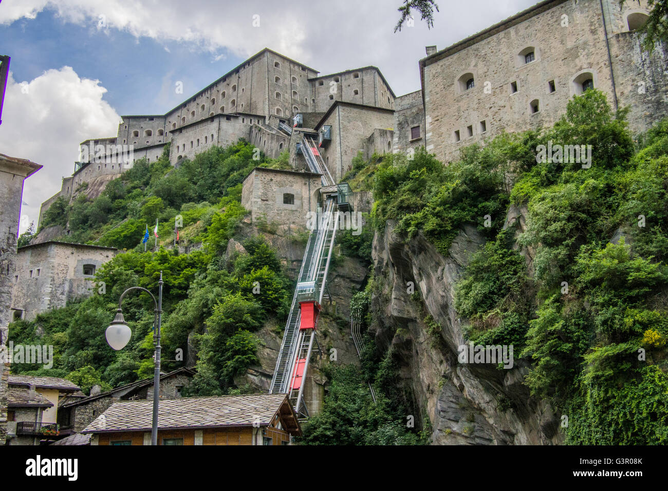 Forte di Bard (Bard Fort), a 19th Century fortified complex built by ...