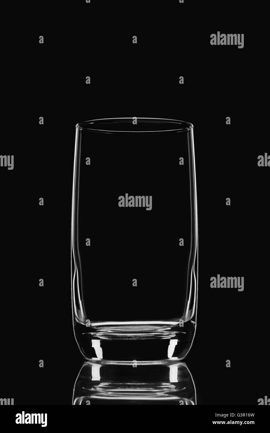 Glass is half empty Black and White Stock Photos & Images - Alamy