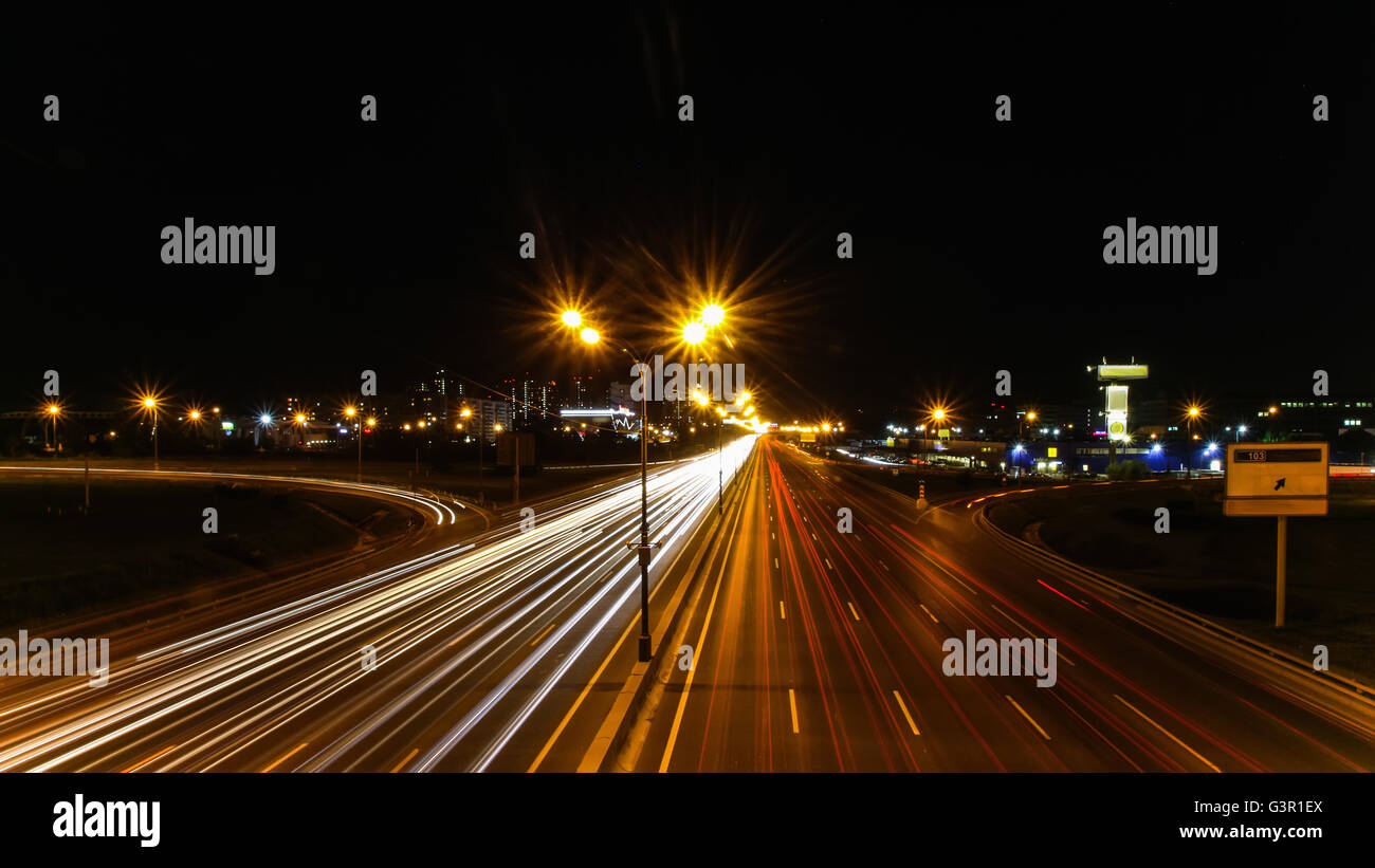 Multiple land highway hi-res stock photography and images - Alamy