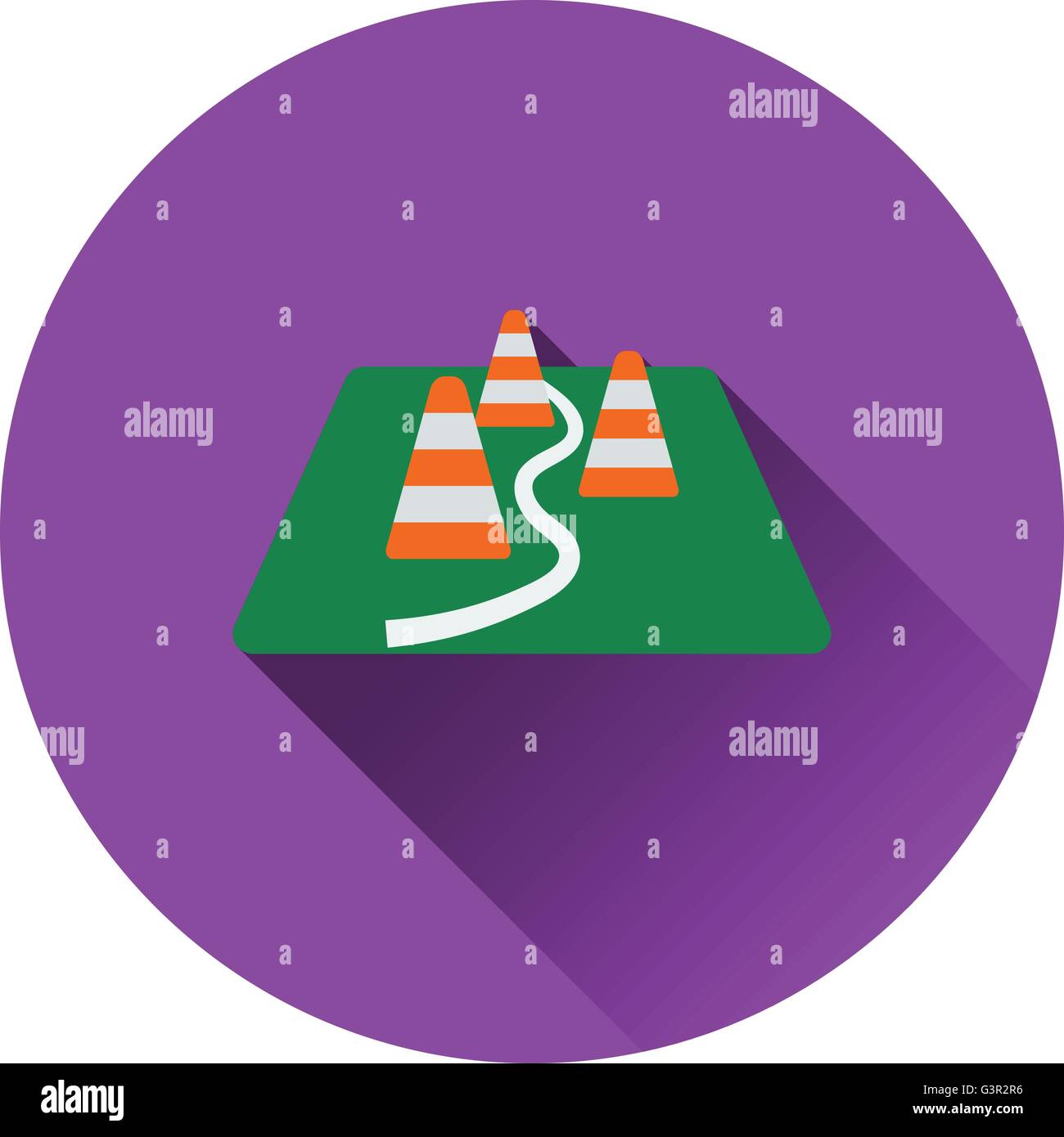 Running cones Stock Vector Images - Alamy