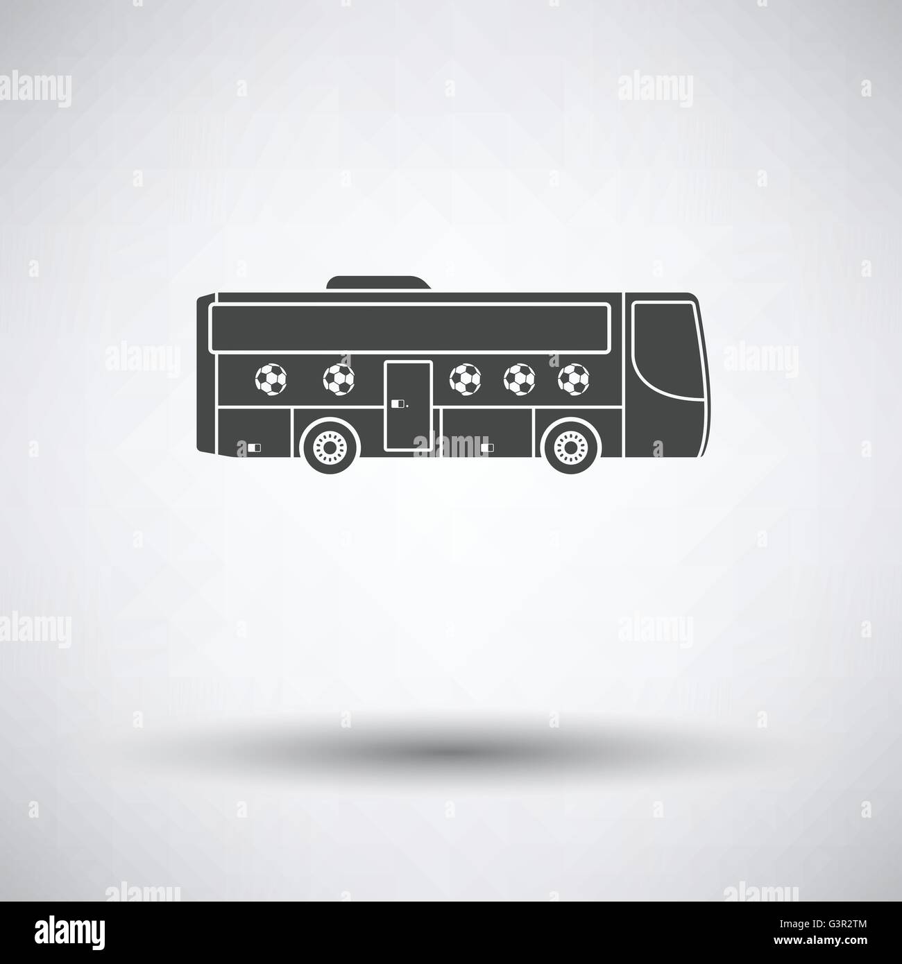 Football team bus transport Stock Vector Images - Alamy