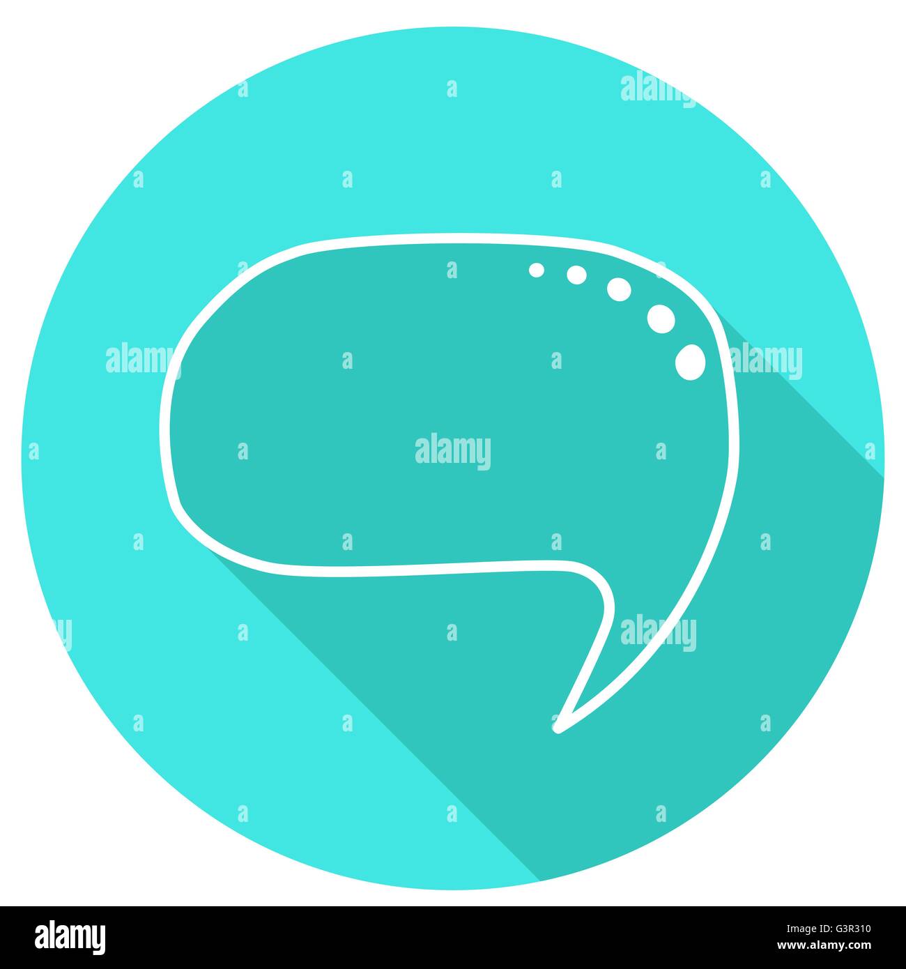 Animated speech bubbles in blue hi-res stock photography and images - Alamy