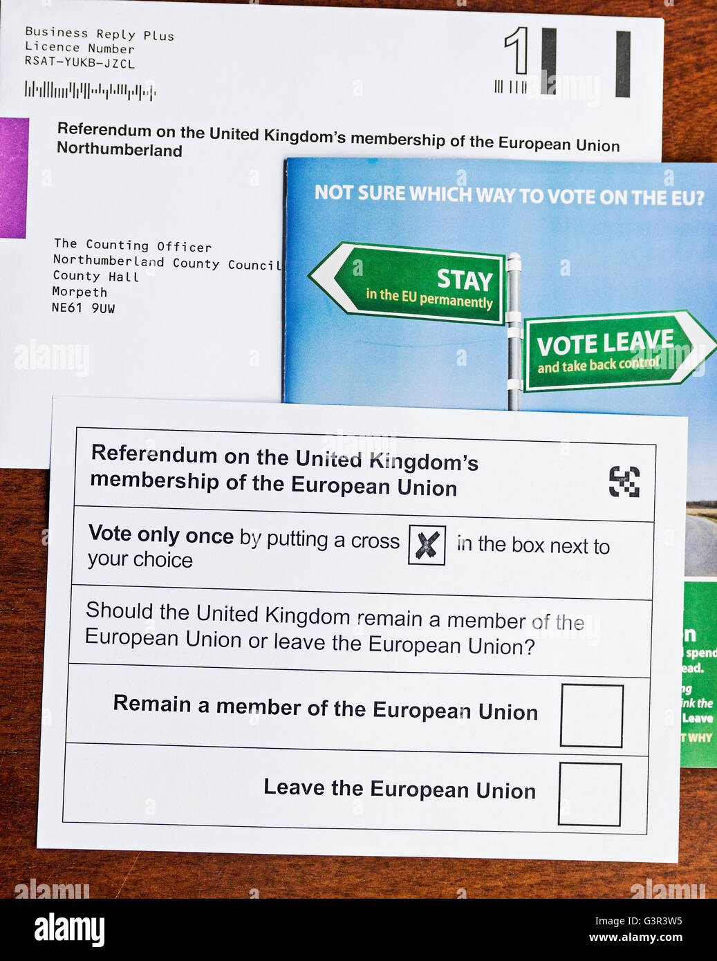 Ballot paper uk hi-res stock photography and images - Alamy
