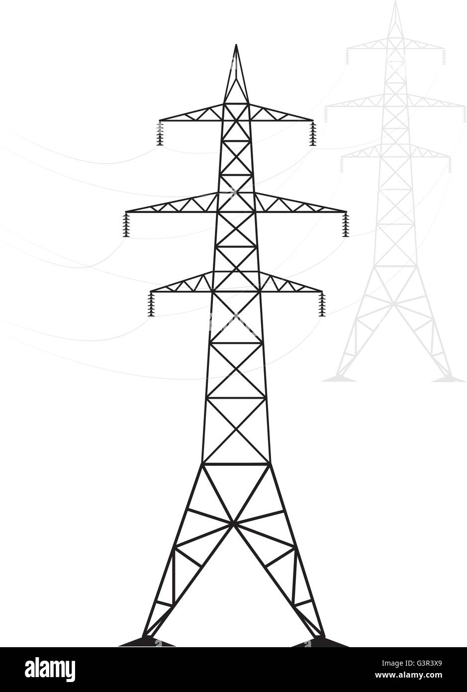 Transfer lines Cut Out Stock Images & Pictures - Alamy