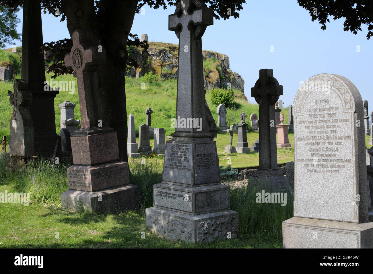 Stirling old town cemetery hi-res stock photography and images - Alamy